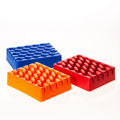 T450 Reusable racks for 5 and 50 ml conical tubes, 25 places - Simport